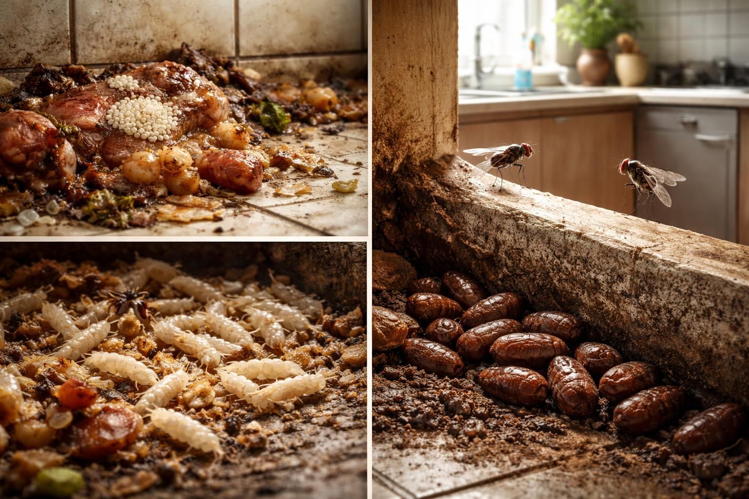 Comprendre le cycle de vie des pupe de mouche dans la maison